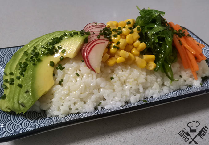 Poke vegano - Cocina con David